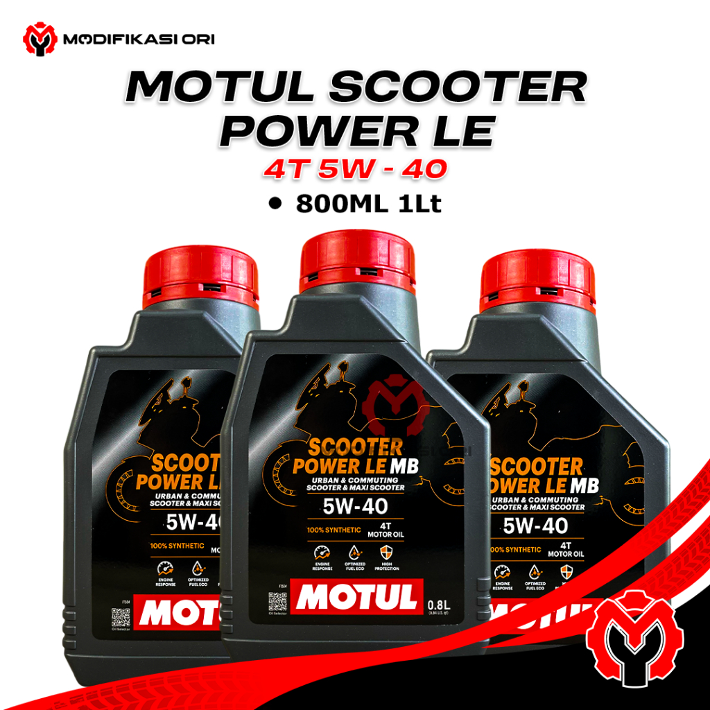 Jual POWER LE - MOTUL SCOOTER POWER LE 1000 ml DAN 800 ml OLI RACING ...