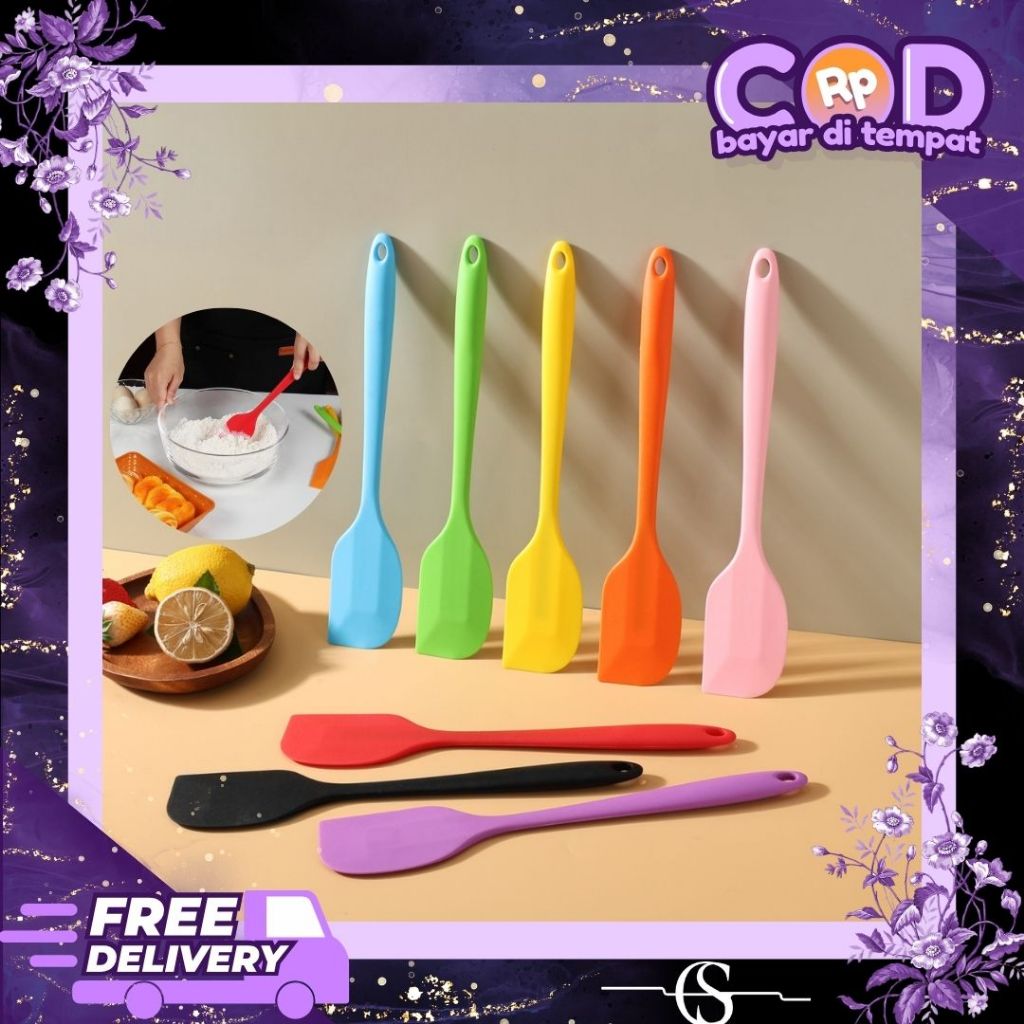 Jual Spatula Sodet Silikon Masak Multifungsi Tahan Panas / Spatula ...