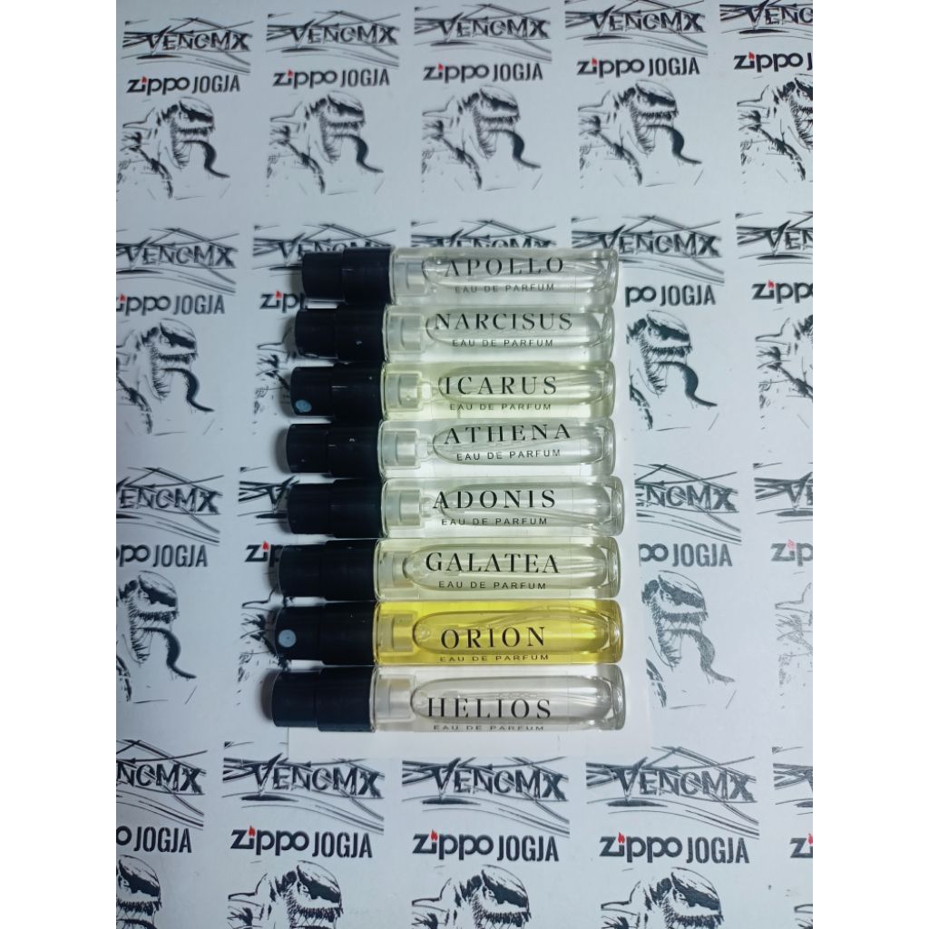 Jual VIAL PARFUM VELIXIR DEMETER APOLLO NARCISUS ICARUS ATHENA ORION ...
