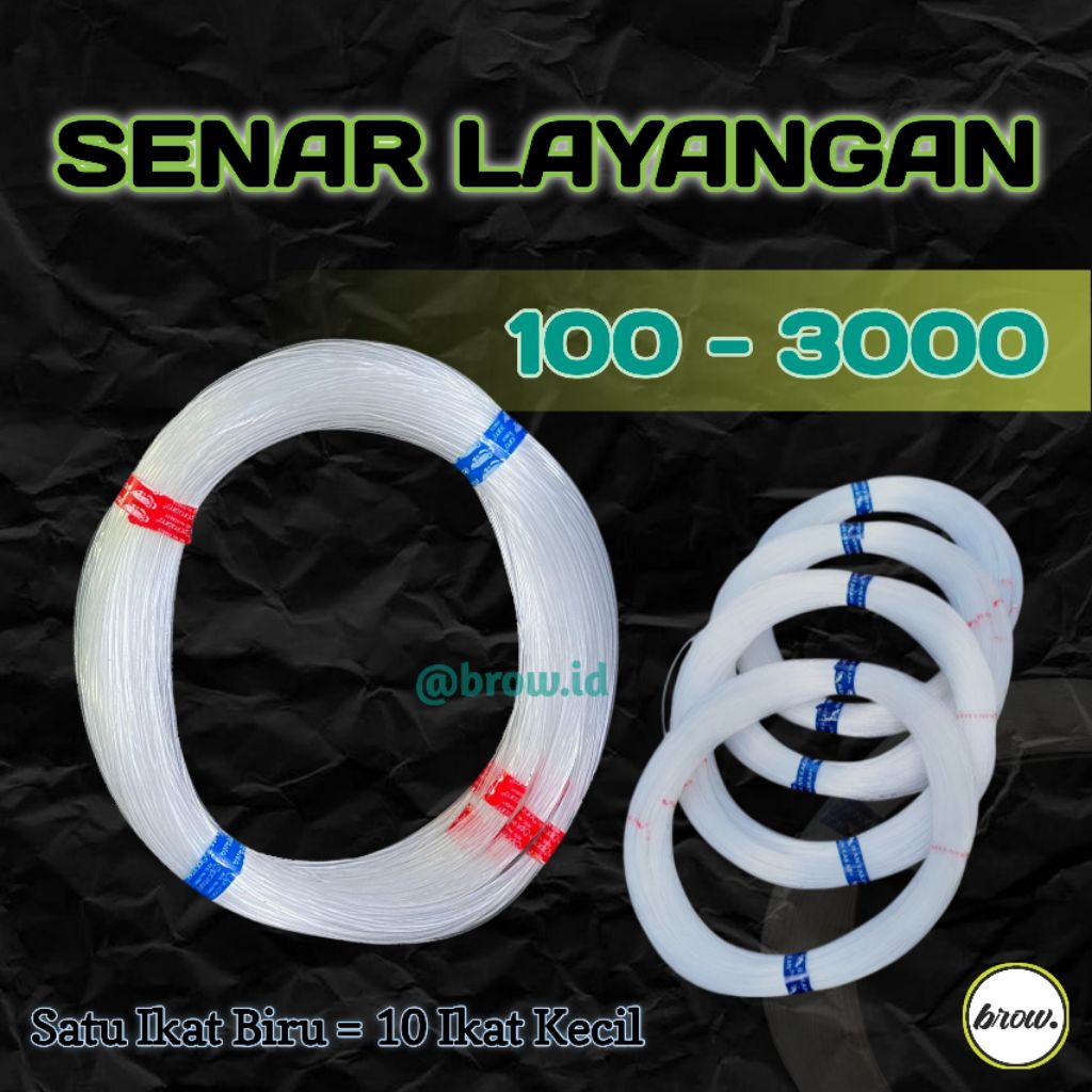 Jual SENAR LAYANGAN GAPANGAN 200 - 3000 CAP IKAN ARWANA / KAKAP ...
