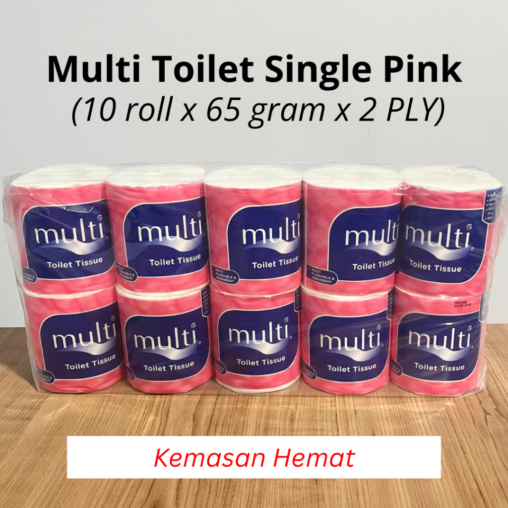 Jual Multi Toilet Tissue (10 roll x 65 gram x 2 PLY) | Shopee Indonesia