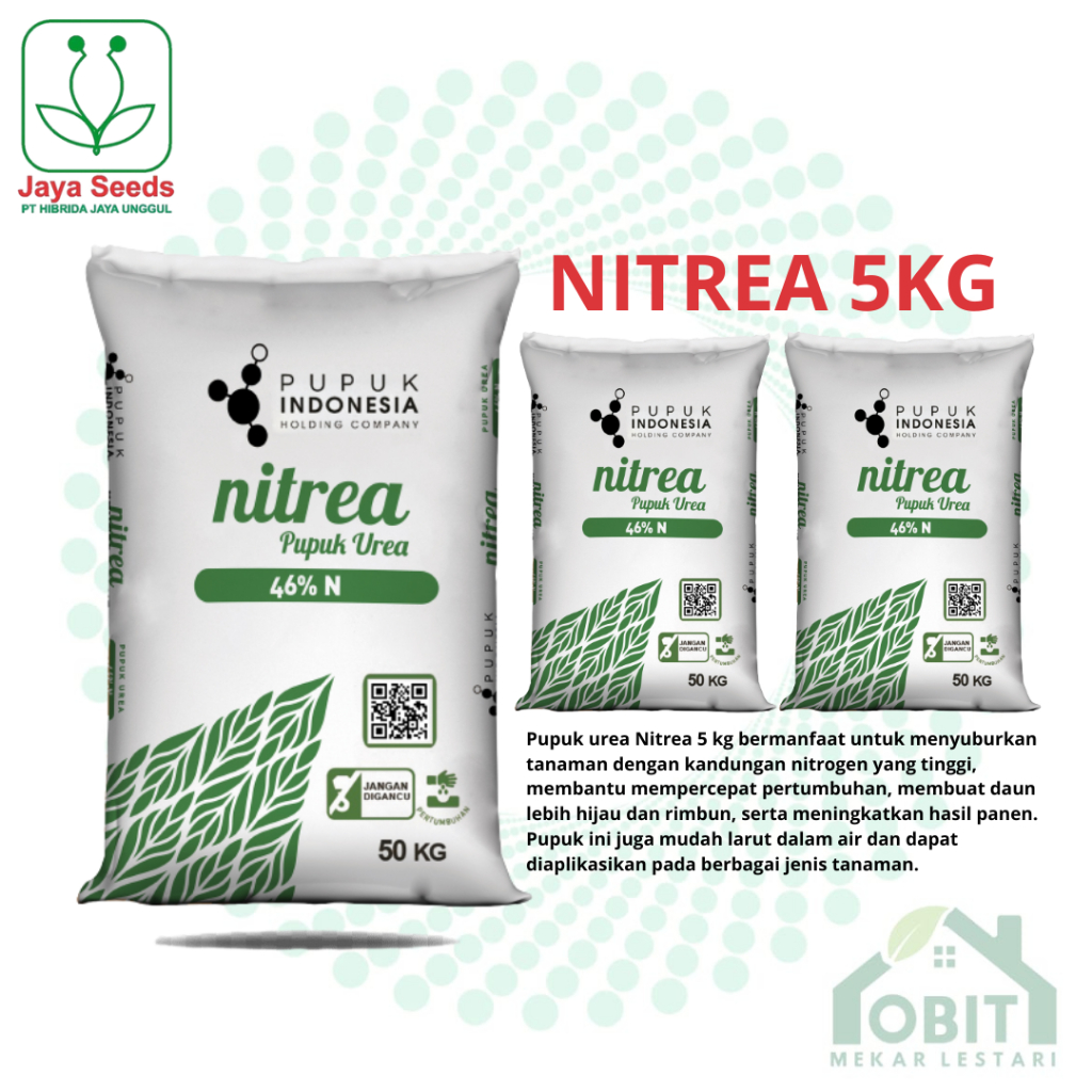 Jual Pupuk Urea Daun Buah Nitrea Granul (5kg) / Pupuk Urea Nitrogen 46 ...