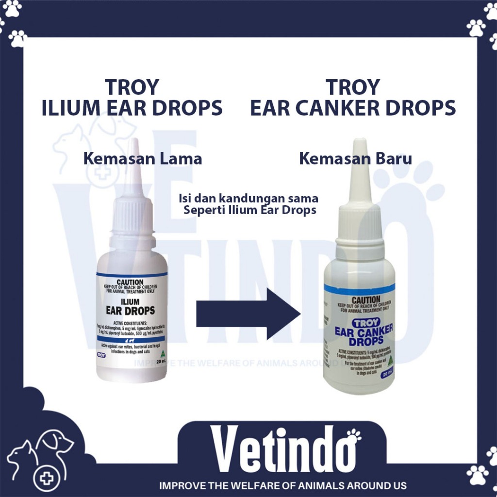 Jual Troy ilium ear drops 20 ml / Ear Canker Dros | Shopee Indonesia