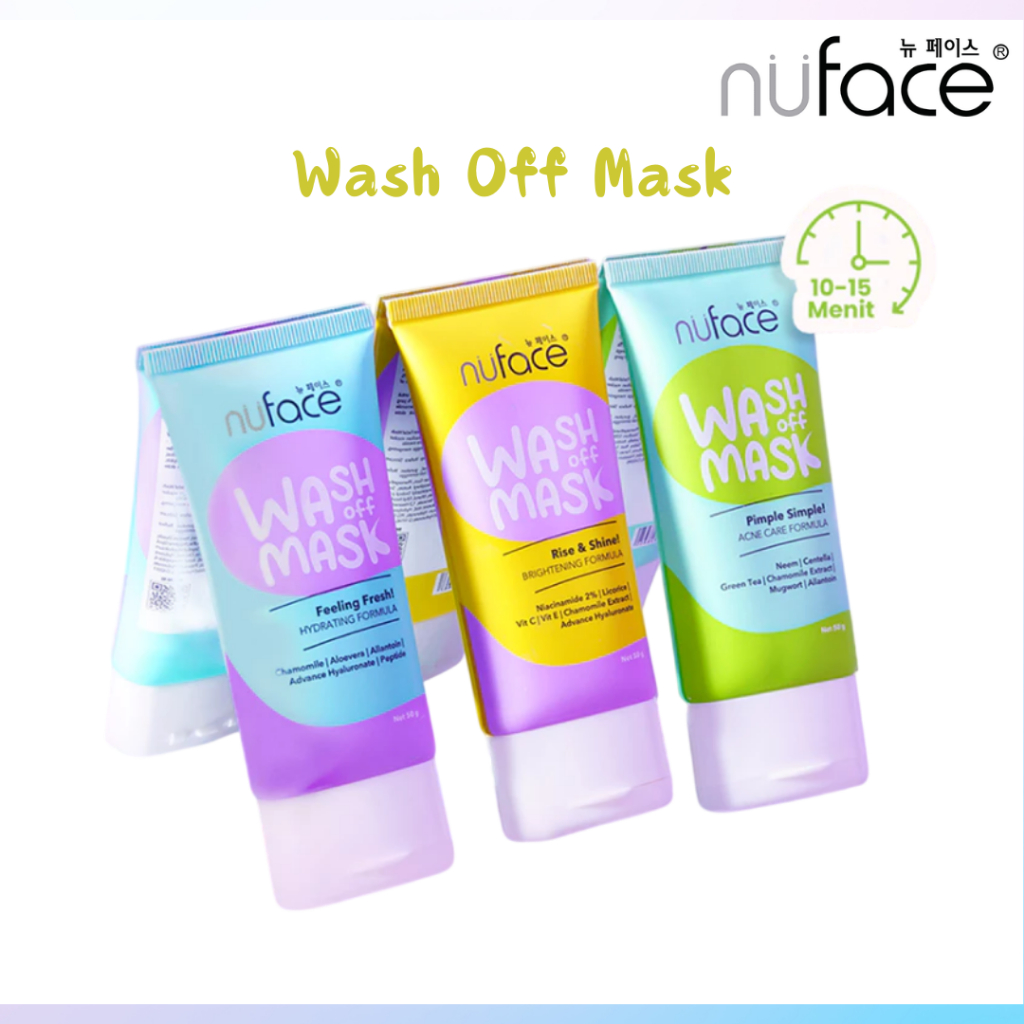 Jual Nuface Wash Off Mask 50g/Masker Wajah | Shopee Indonesia