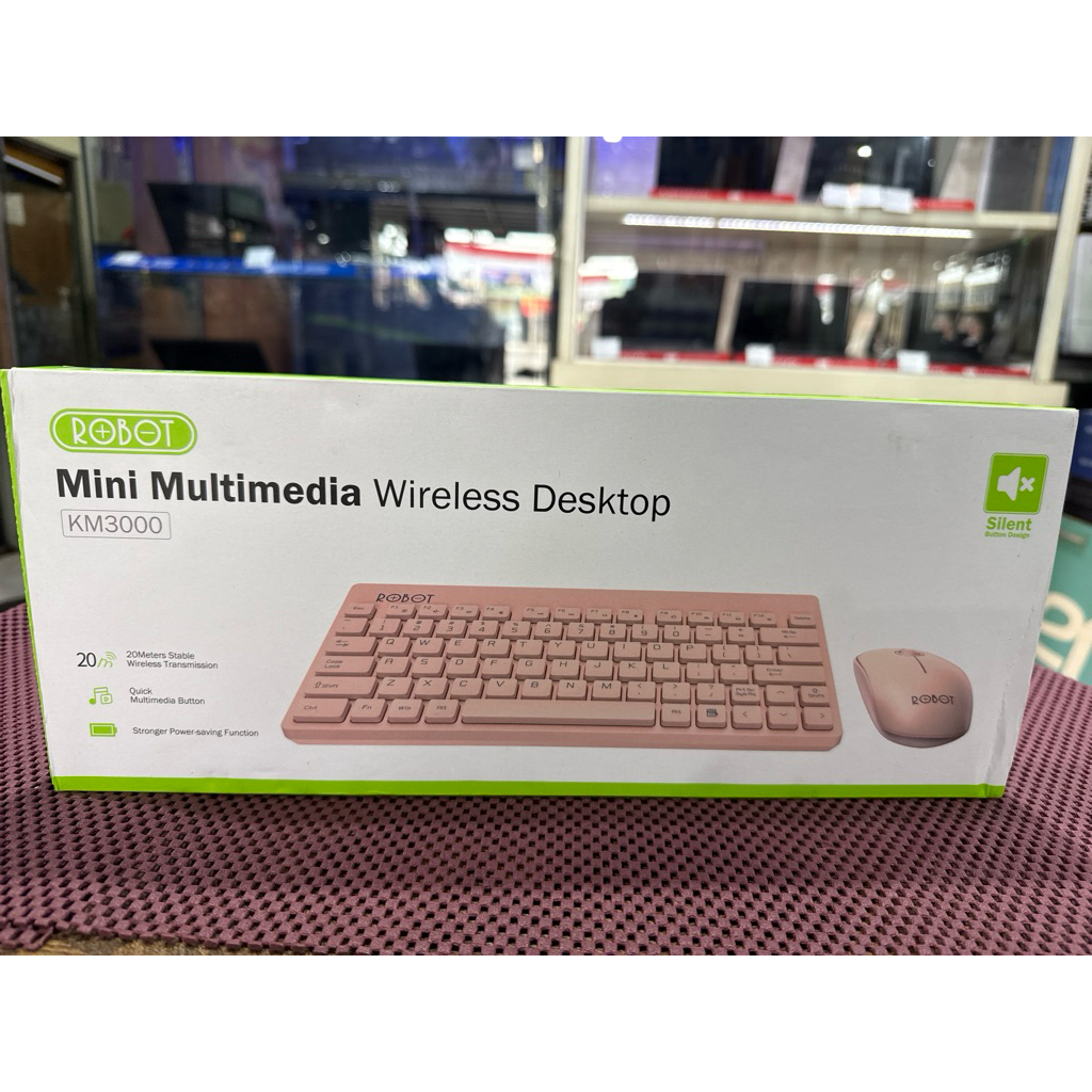 Jual ROBOT KM3000 KEYBOARD MOUSE WIRELESS | Shopee Indonesia