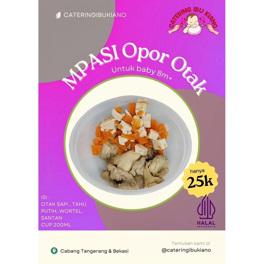 Jual Opor Otak Sapi Catering Mpasi Bayi Frozen | Shopee Indonesia