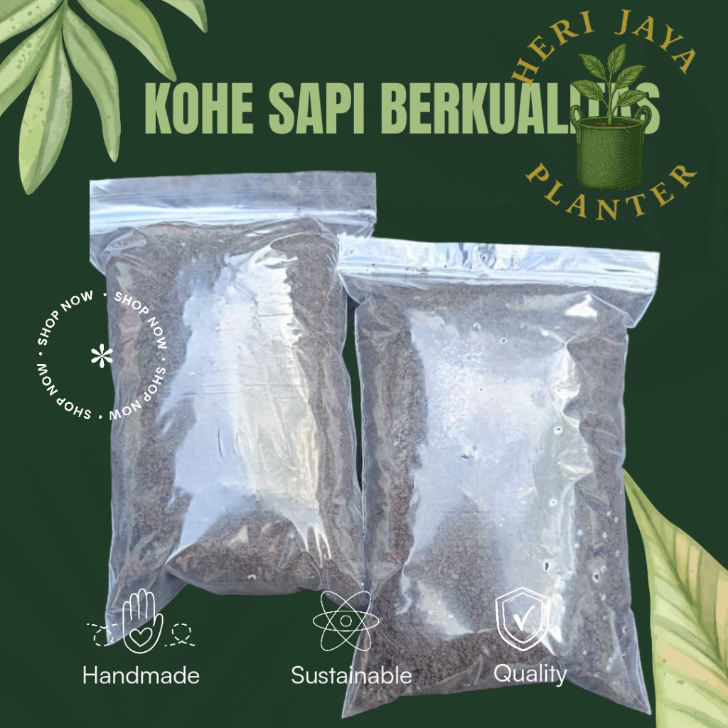 Jual PUPUK KOHE SAPI KEMASAN 1KG | Shopee Indonesia