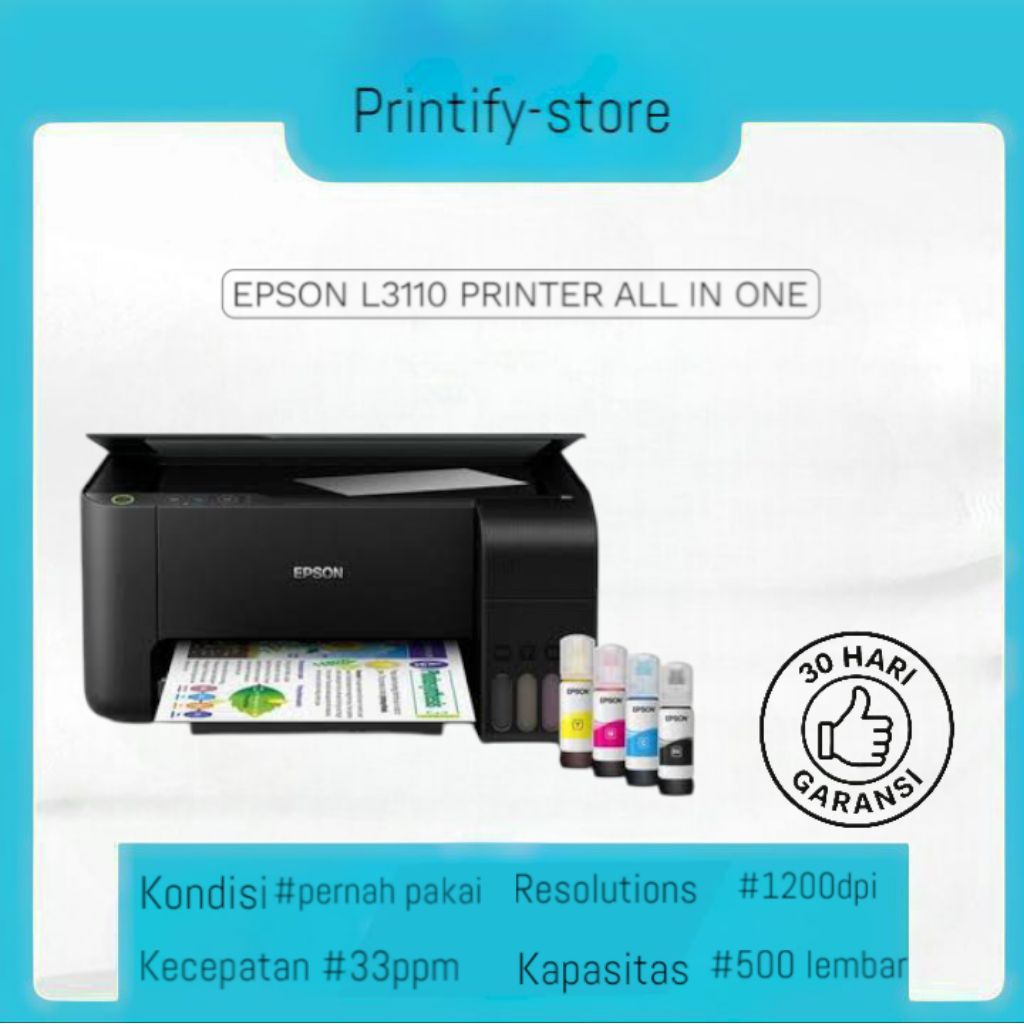 Jual printer Epson L3110 Bagus mulus siap pakai ( like now 2 unit ...