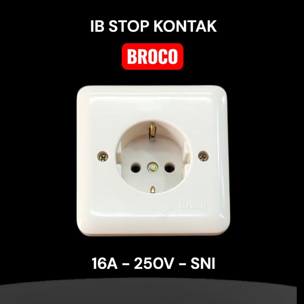 Jual Broco Stop Kontak Inbow / Tanam Original Merk Broco | Shopee Indonesia