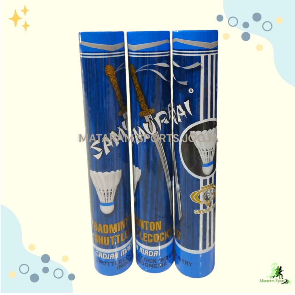 Jual Shuttlecock Badminton Bulutangkis Samurai Biru | Shopee Indonesia