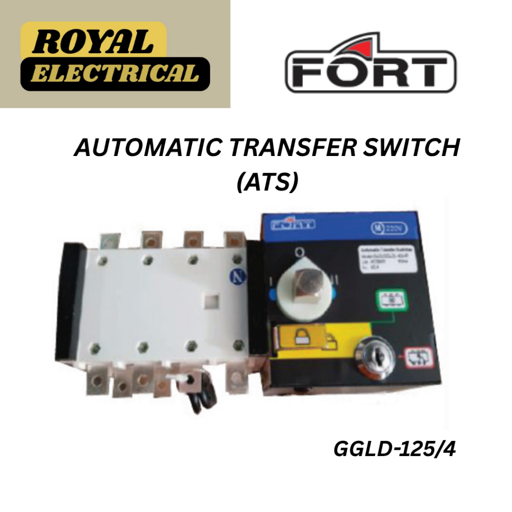 Jual FORT Automatic Change Over Switch/COS Motorized ATS 4P 125A - TYPE ...