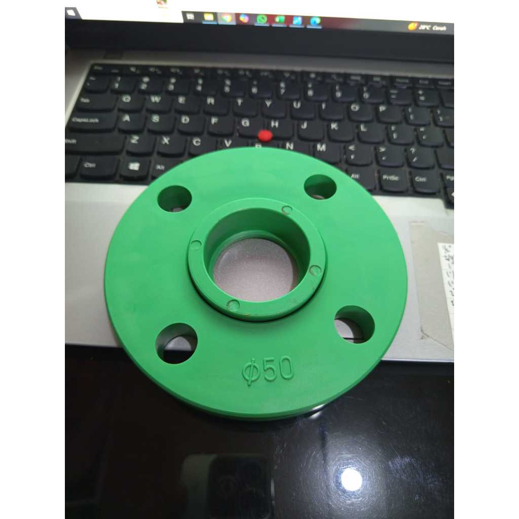 Jual Flange PPR 1 1/2 inch (50mm) SET / Flange PPR 50mm / Stub End PPR ...