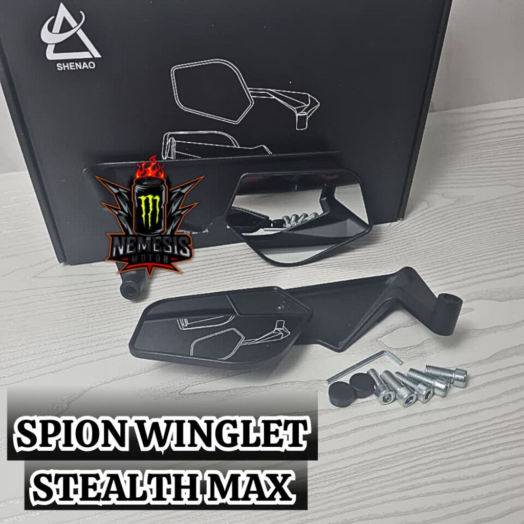 Jual SPION WINGLET STEALTH MAX UNIVERSAL NAKED BIKE / MATIC BIKE ...