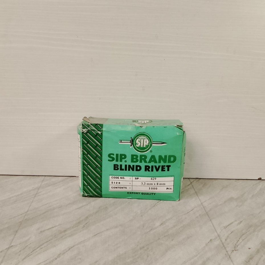 Jual Paku Rivet Blind Ripet Merk SIP Berbagai Macam Ukuran Terlengkap ...