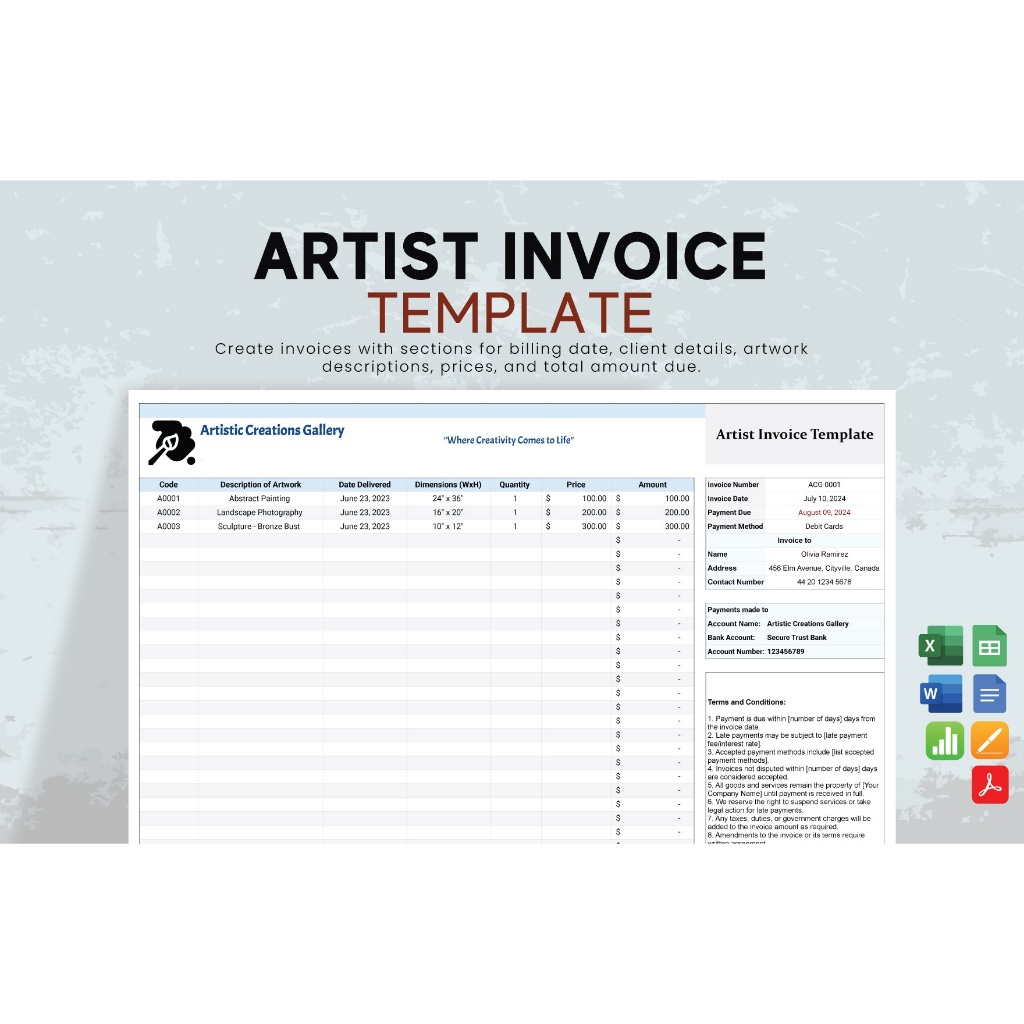 Jual Aplikasi Template Faktur Artis | Shopee Indonesia