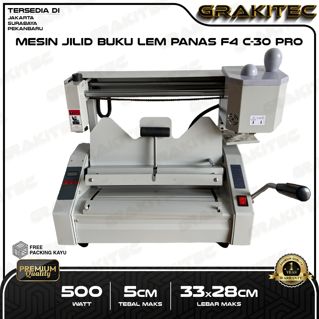 Jual Mesin Jilid buku Bending F4/A3+ | C-30A C-46 Pro Jilid Lem Panas ...