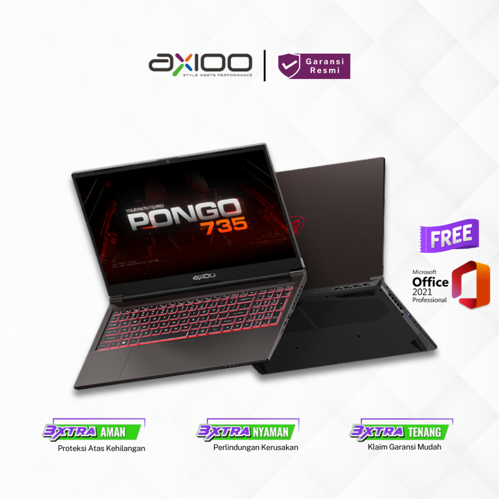 Jual Axioo Pongo 735 Intel i7-13620H 16GB 512GB/RTX 3050 FHD IPS 144Hz ...