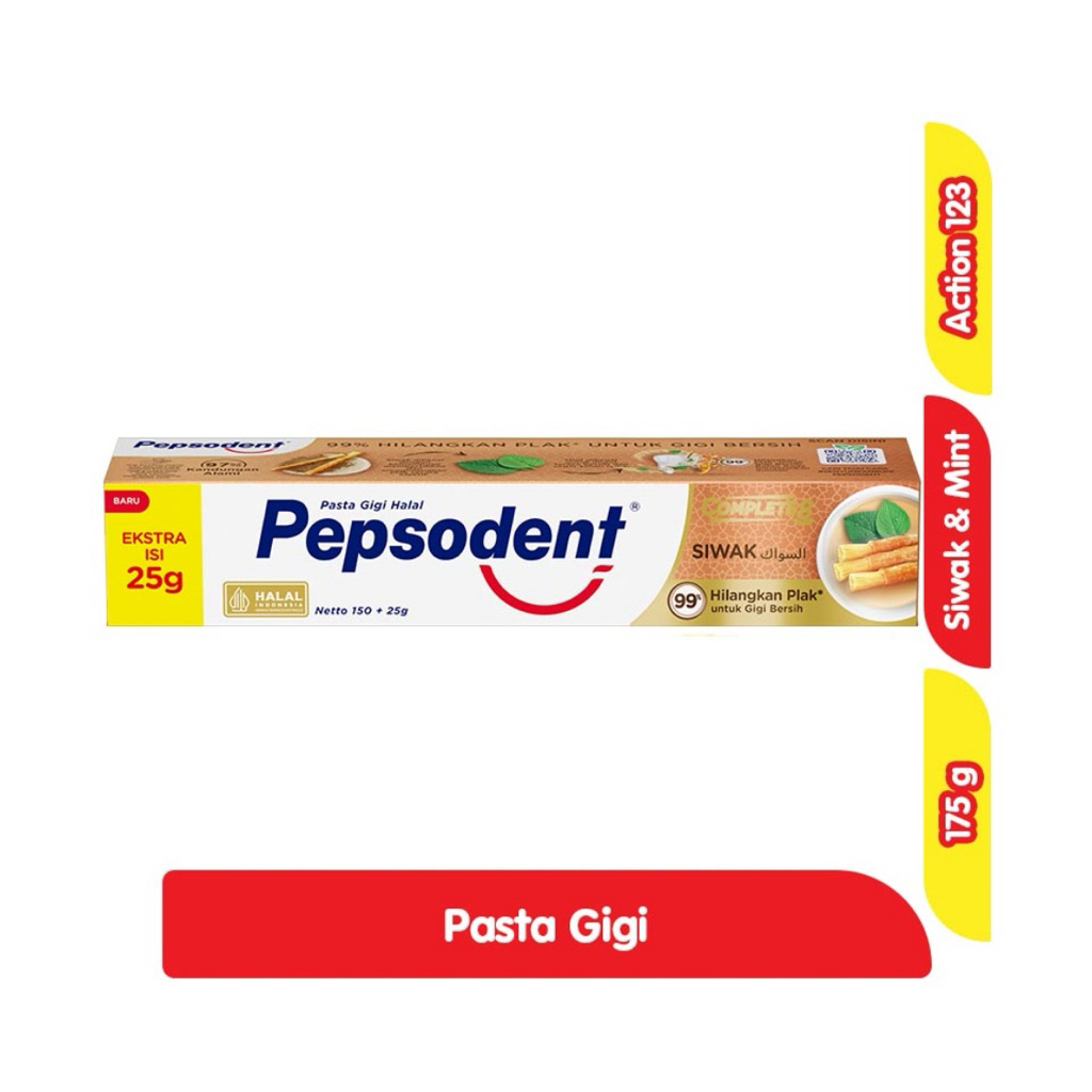 Jual Pepsodent pasta gigi siwak and mint 175g | Shopee Indonesia