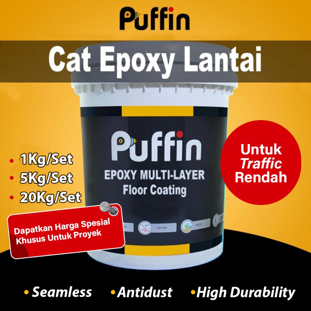 Jual Puffin paint Cat lantai epoxy Multi layer PUFFIN 193 ( topcoat ...