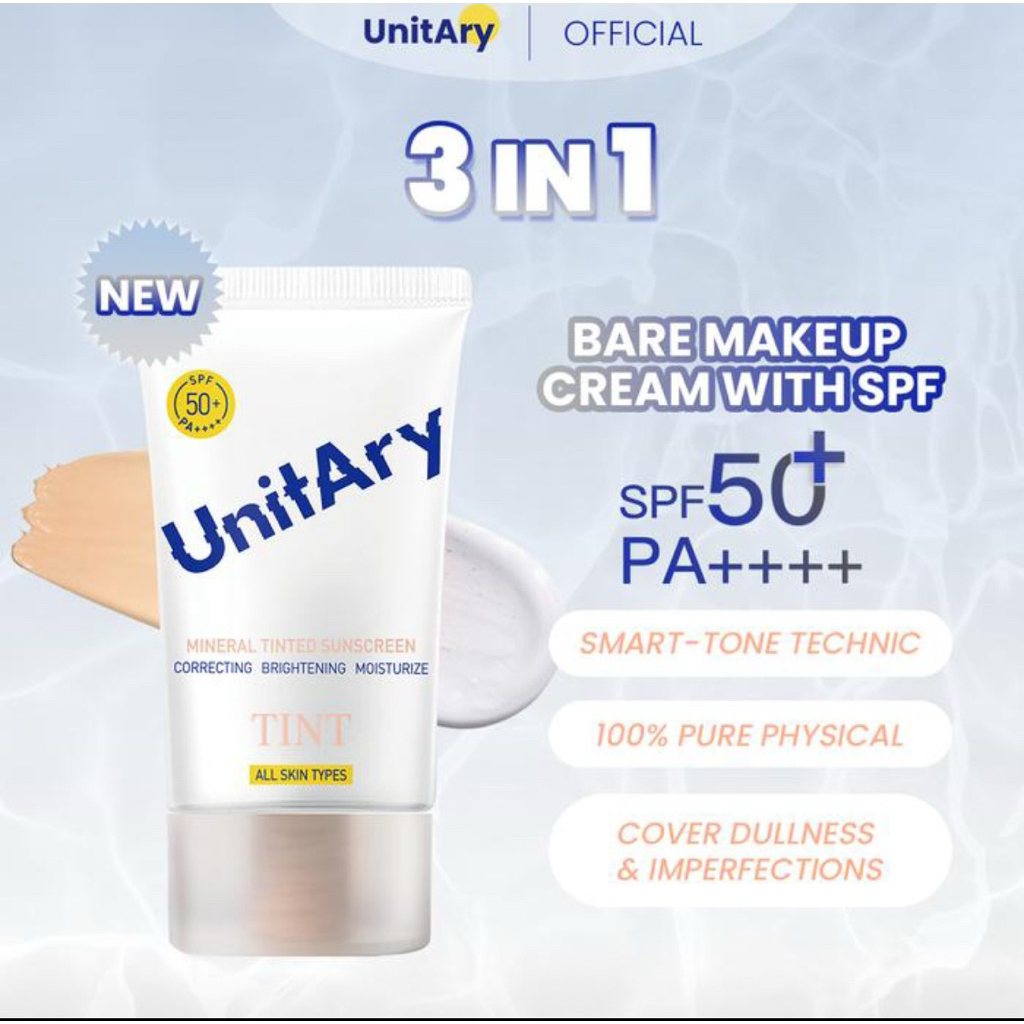 Jual [ORI] Unitary Mineral Tinted Sunscreen SPF 50+ PA++++ | Shopee ...