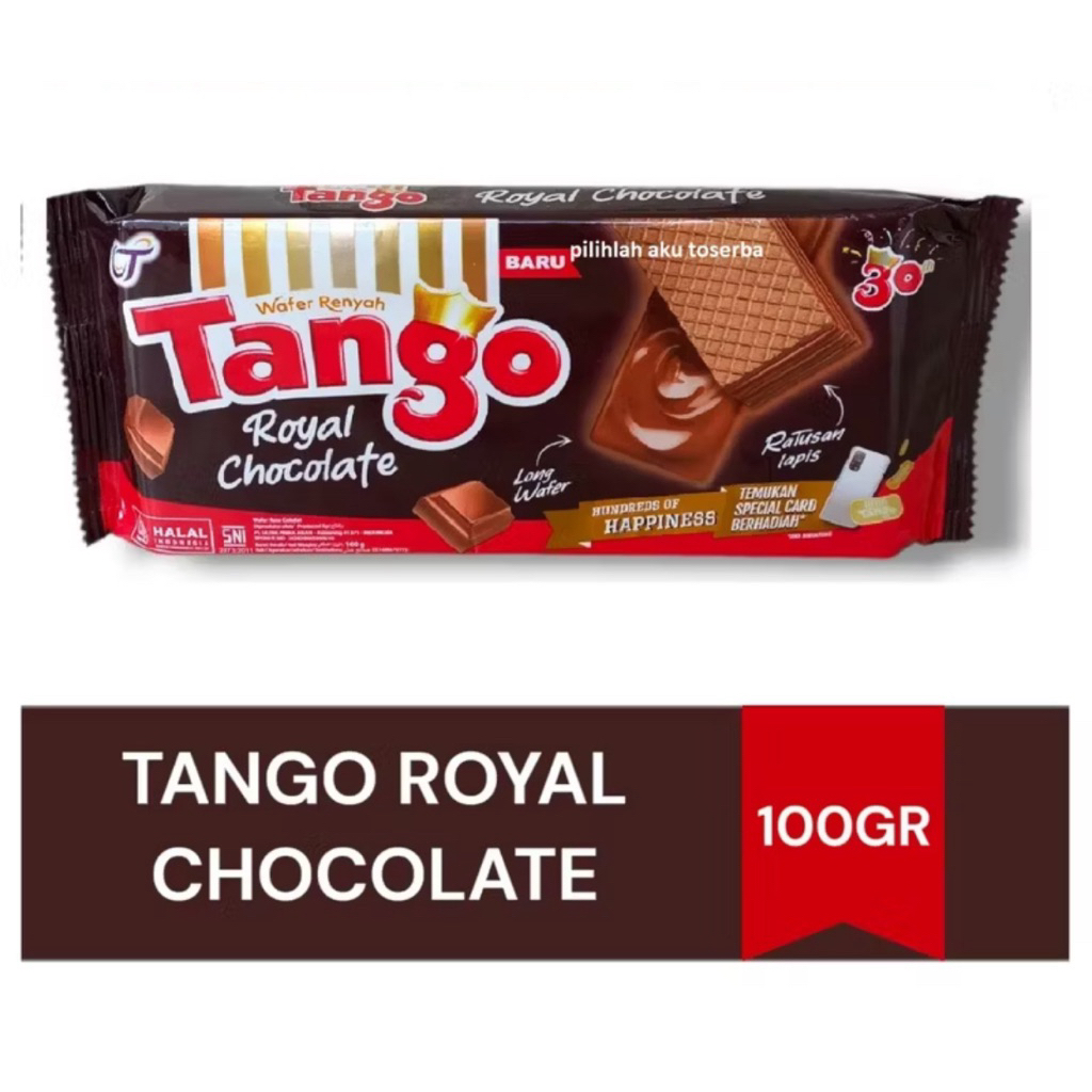 Jual Tango Wafer ROYAL CHOCOLATE 100 gr | Shopee Indonesia