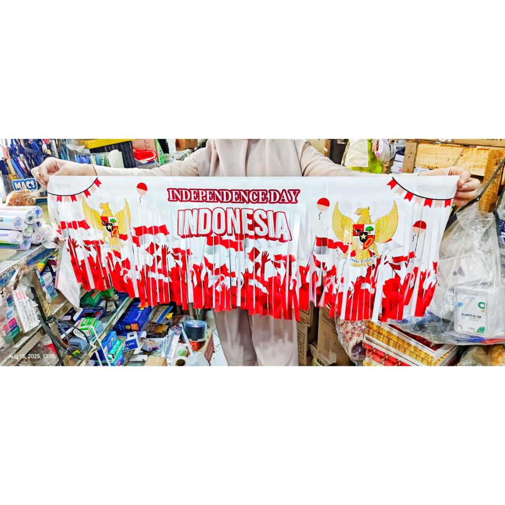 Jual Spanduk / Banner Plastik Merah Putih Independece Day INDONESIA ...
