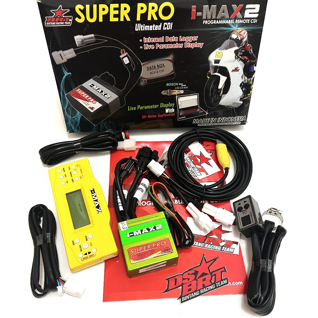 Jual PAKET CDI BRT IMAX 2 SUPER PRO 52 STEP COMMANDER REMOTE USB KLX ...