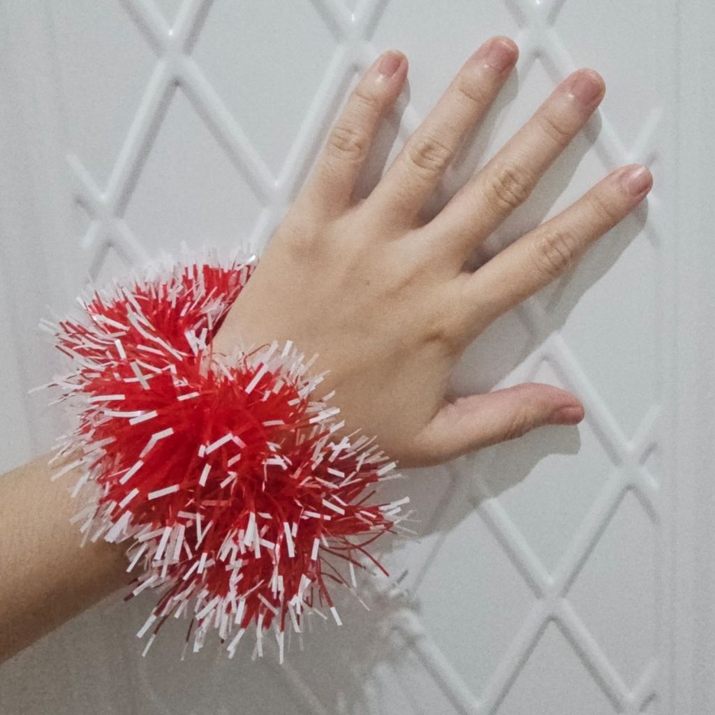 Jual Gelang Rumbai Tangan Merah Putih Pentas Anak 17 Agustus HUT RI ...
