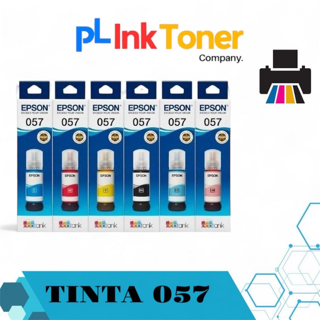 Jual 1SET TINTA EPSON 057 ORIGINAL UNTUK TIPE PRINTER EPSON SERIES ...