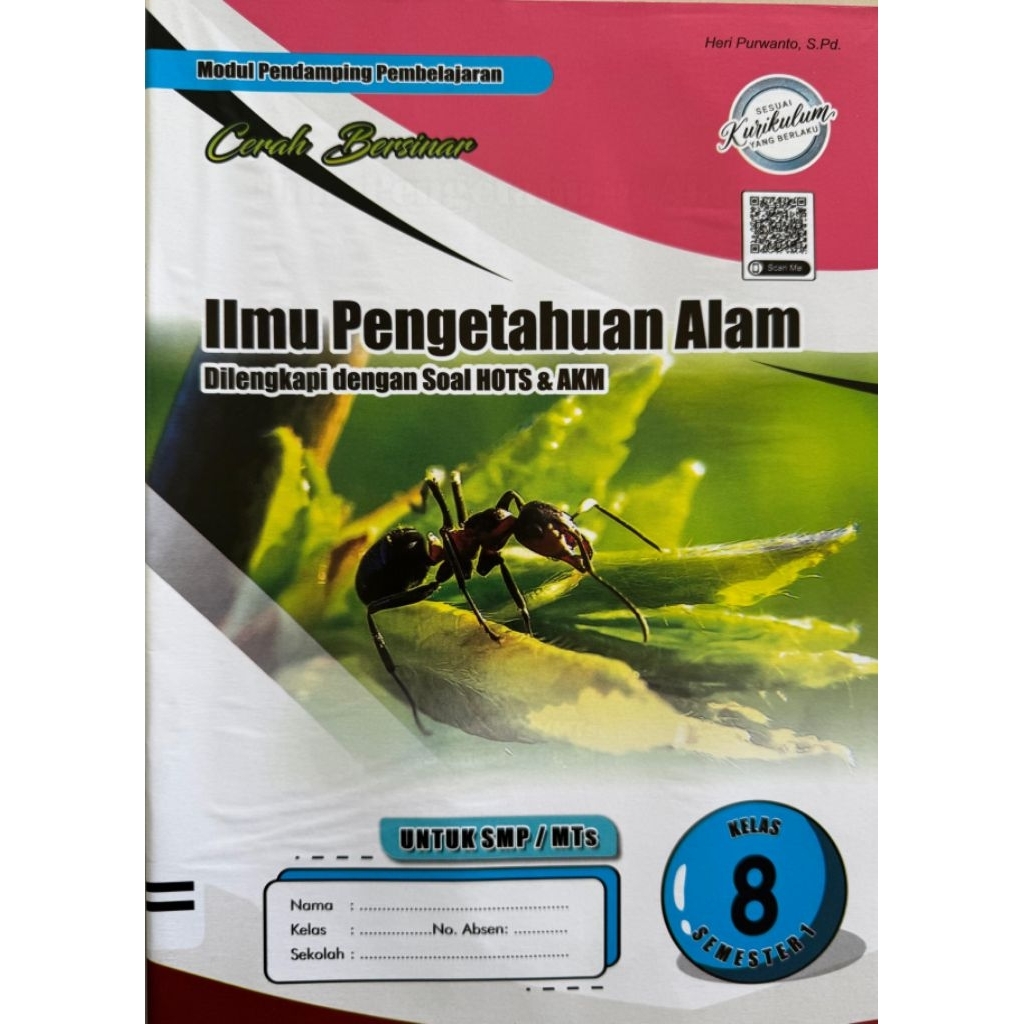 Jual Buku Modul IPA SMP Kls 8 Smtr 1 | Shopee Indonesia