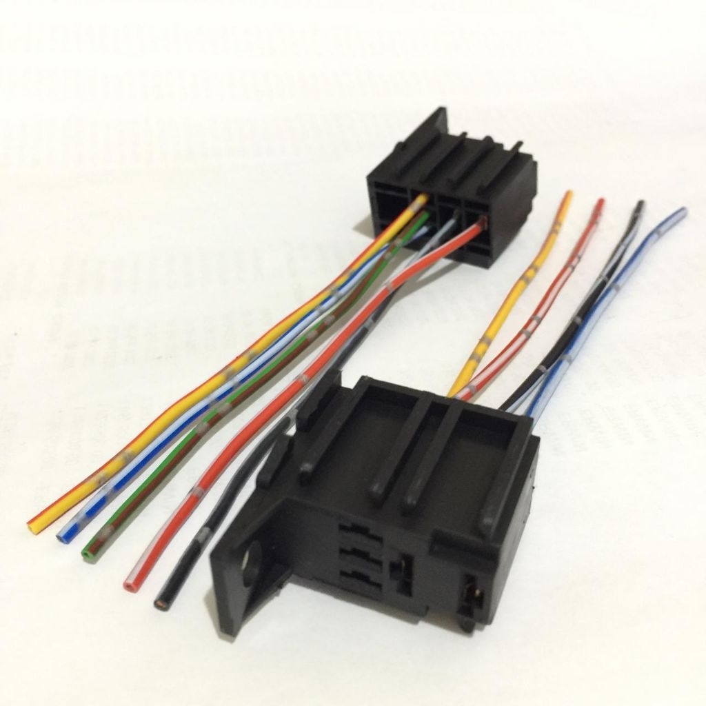 Jual SOCKET RELAY DENSO / Soket Rumah Relay Mini Denso Biru Kaki 4 Pin ...