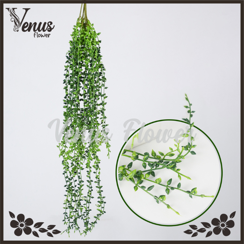 Jual (VENUS) DAUN RAMBAT JUNTAI MELINJO ARTIFICIAL POT BUNGA PREMIUM ...