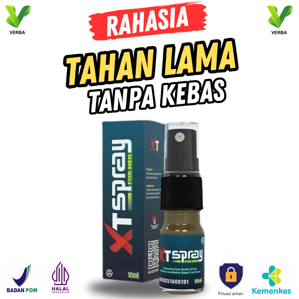 Jual XT SPRAY Obat kuat semprot pria tahan lama oles X-Sensiall Spray original sudah BPOM ...