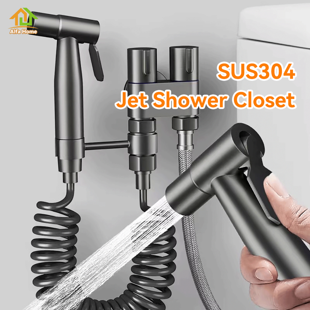 Jual SUS304 1 Set Jet Shower Kloset Jet Shower Kamar Mandi Semprotan ...