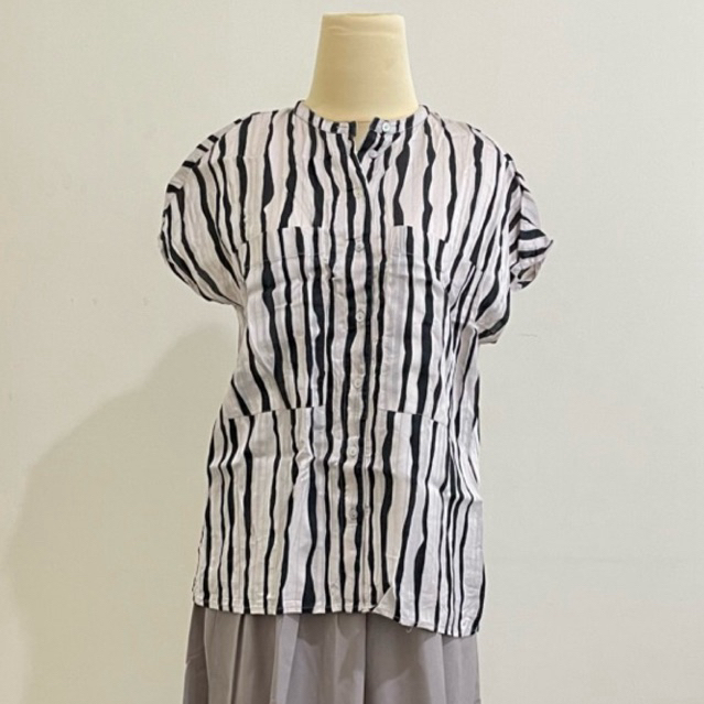 Jual MANGO Zebra Pattern Top | Shopee Indonesia