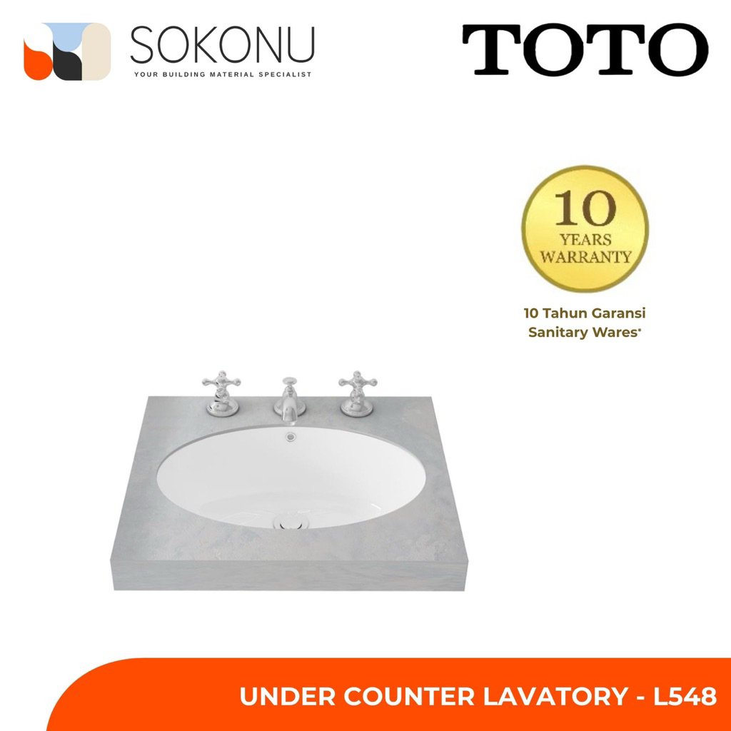 Jual TOTO Under Counter Lavatory - L548 | Shopee Indonesia