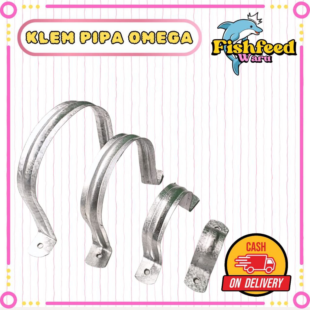 Jual Klem Pipa Plat Besi Klem Omega Murah Berkualitas | Shopee Indonesia