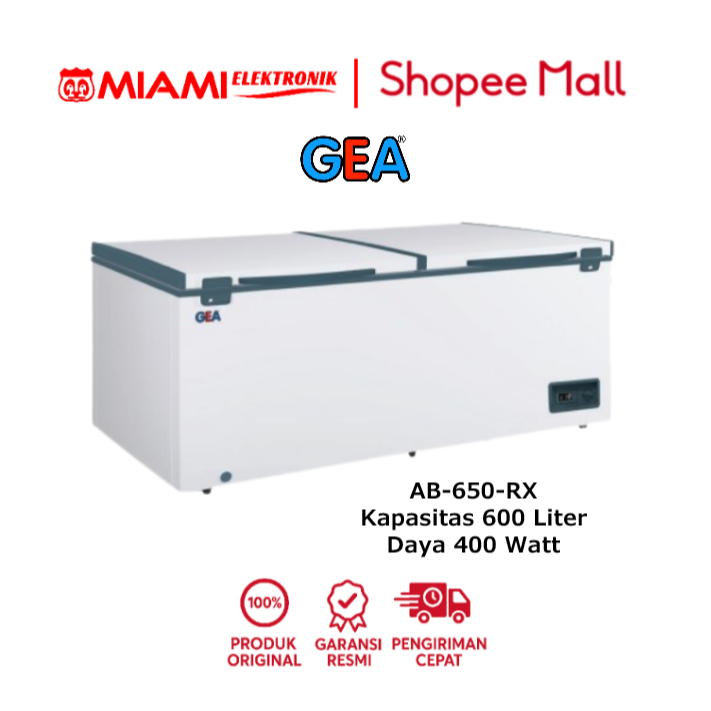 Jual GEA AB-650-RX / AB650RX Chest Freezer 600 Liter 400 Watt Dual ...