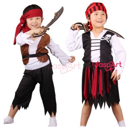 Jual BAJU BAJAK LAUT ANAK PIRATE KOSTUM COSPLAY BAJAK LAUT ONESET ...