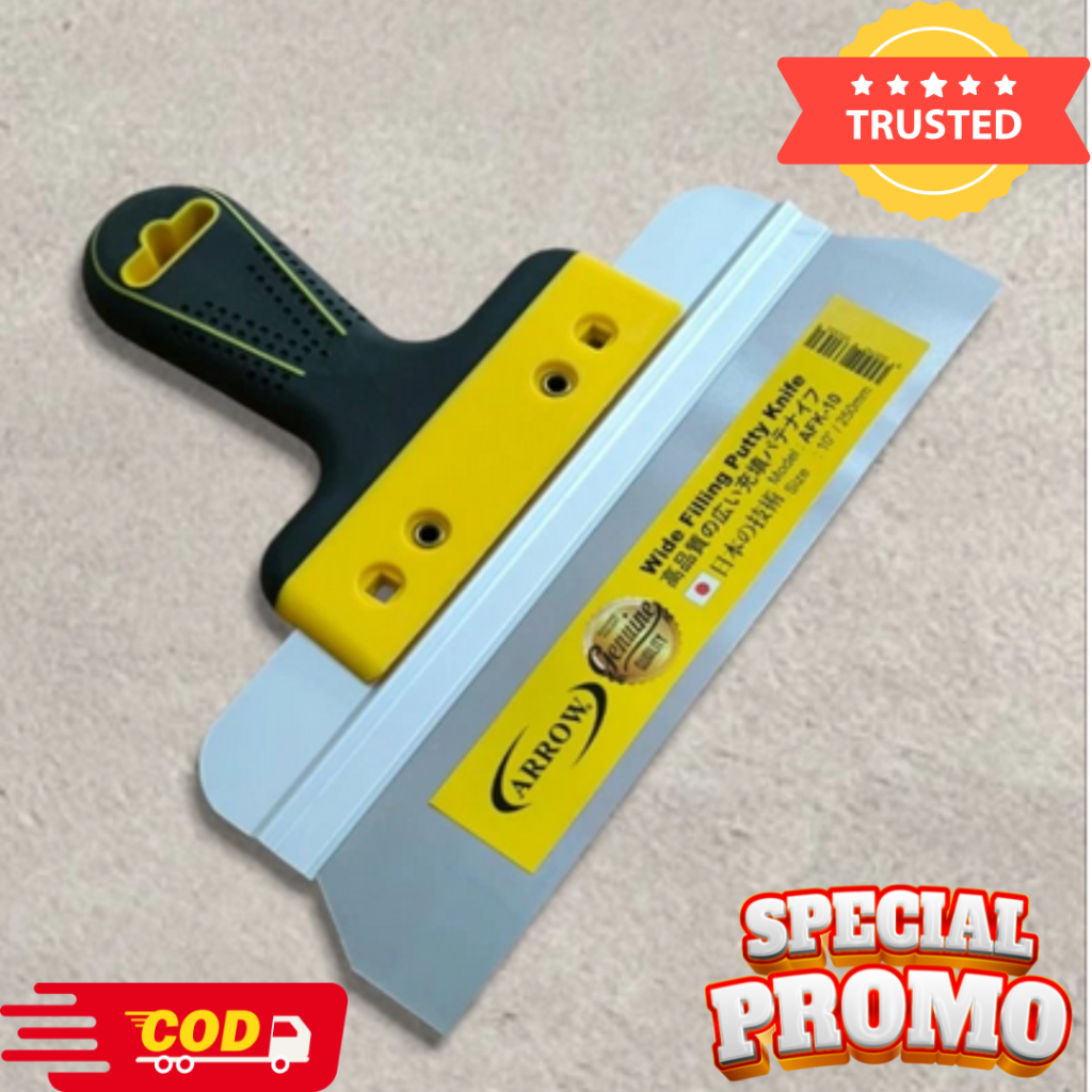 Jual Raskam Besi Baja Perata Acian Raskam T Alat Scraper Tembok Arrow ...
