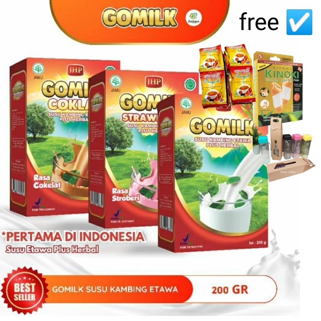 Jual GOMILK Susu Kambing Etawa 200g – tulang/sendi ,sakit magh ...