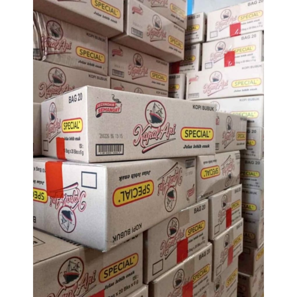 Jual KOPI KAPAL API SPECIAL MINI 1 DUS/KARTON ISI 20 RENTENG | Shopee ...