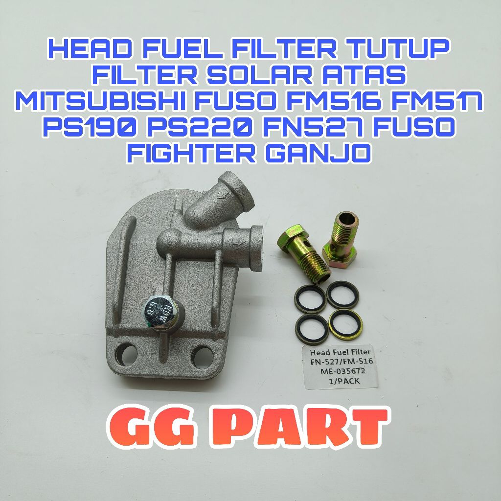 Jual HEAD FUEL FILTER TUTUP FILTER SOLAR ATAS MITSUBISHI FUSO FM516 ...