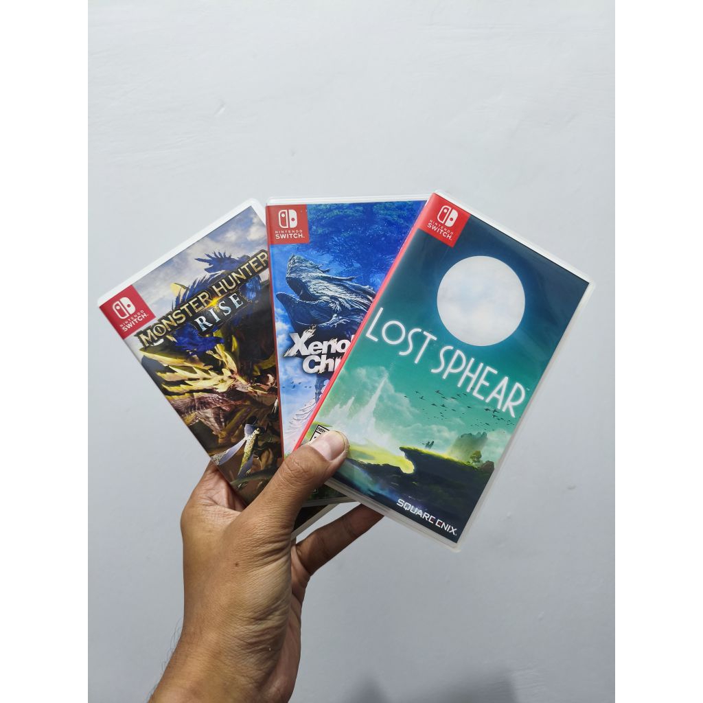 Jual Kaset Game Nintendo Switch Cartridge mh rise xenoblade 2 lost sphear | Shopee Indonesia