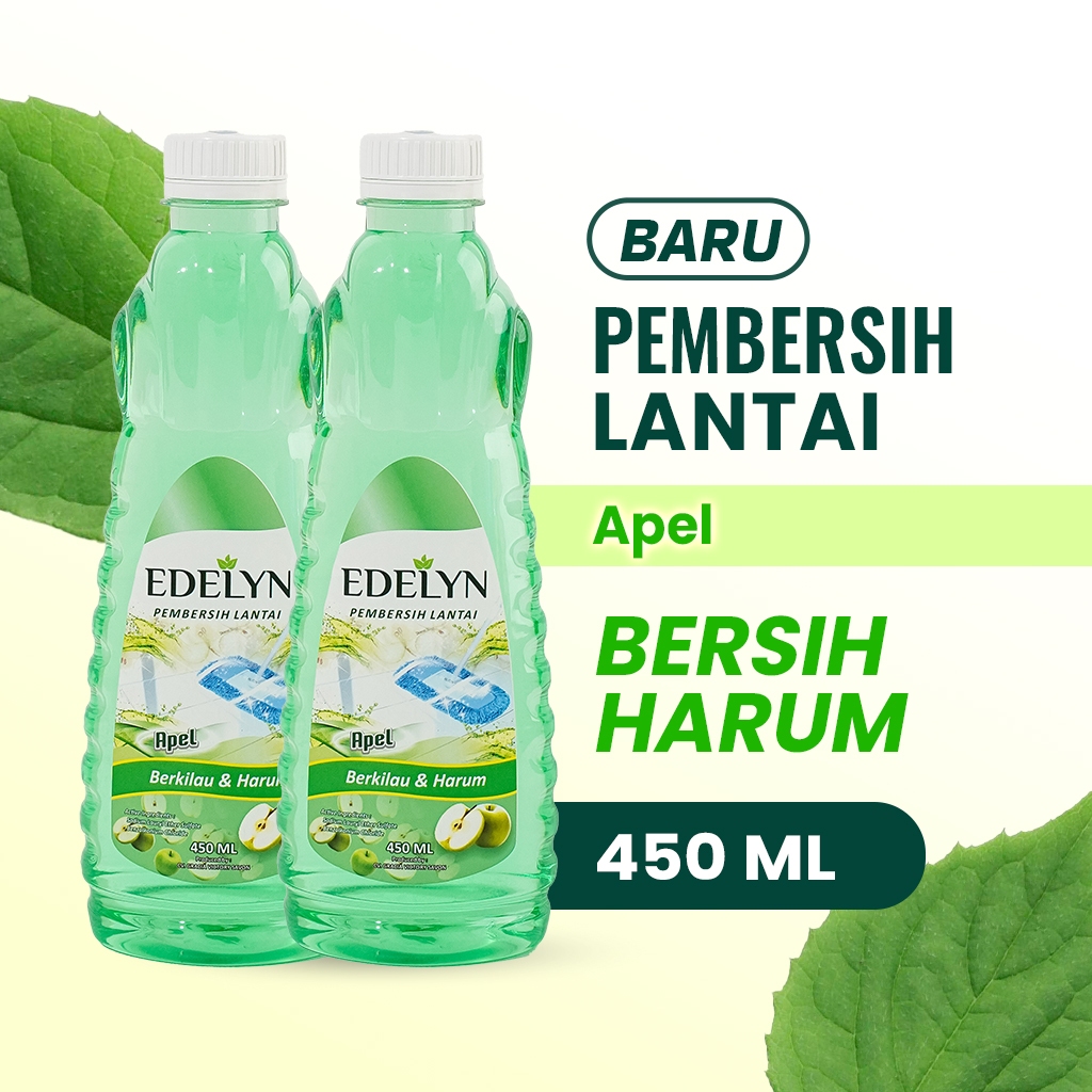Jual EDELYN 2 Botol Pembersih Lantai Antibacterial Floor Cleaner 450ml ...