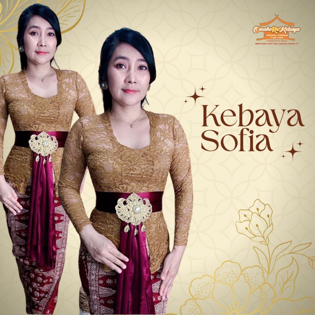 Jual Kebaya Bali Brokat Sofia Modern Wanita Dewasa | Kebaya Tradisional ...