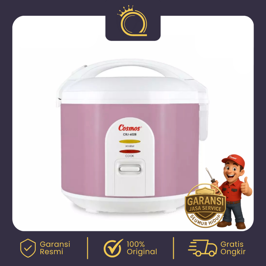 Jual Cosmos Rice Cooker Harmond 1.2 Liter CRJ-6028 Pastella Magic Com ...