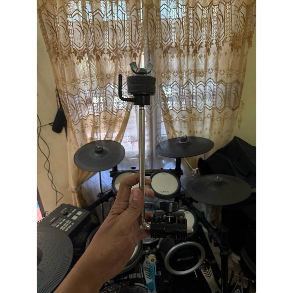 Jual Tiang Simbal Hithat chroom Yamaha Dtx 450 | Shopee Indonesia