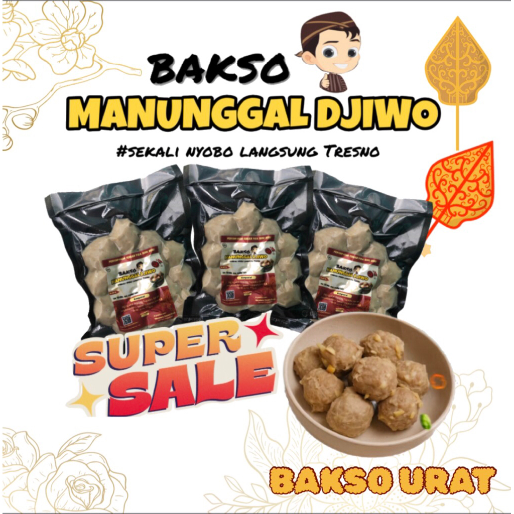 Jual Bakso urat sapi Manunggal Djiwo | Shopee Indonesia