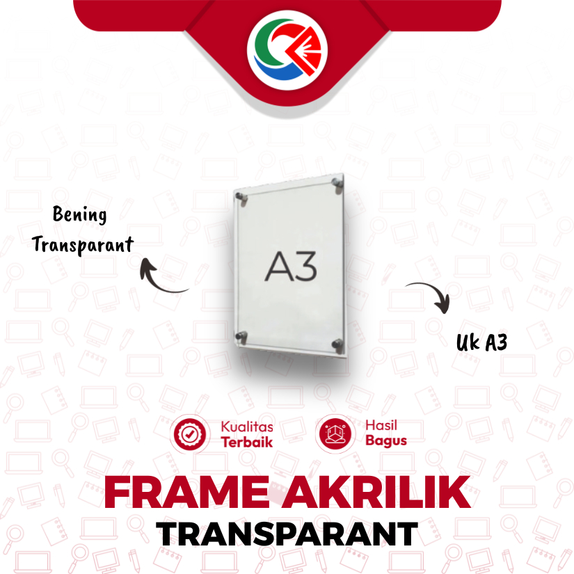 Jual Frame Akrilik A3 Display Poster - Ukuran A3 Acrylic Frame Bingkai ...